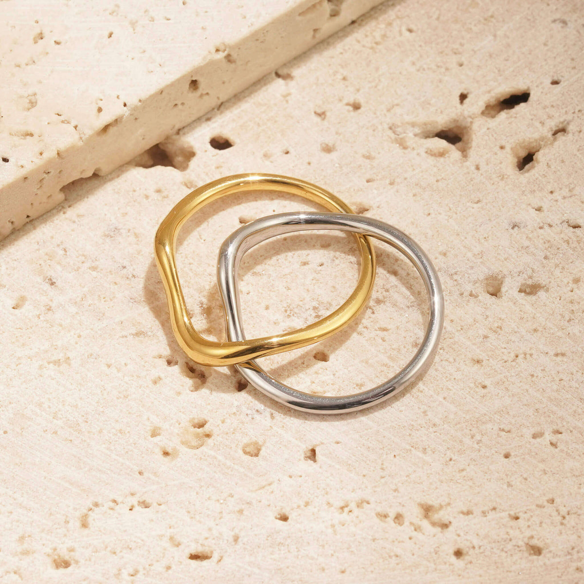 Lumina Ring - Two Tone – Mettle & Bloom
